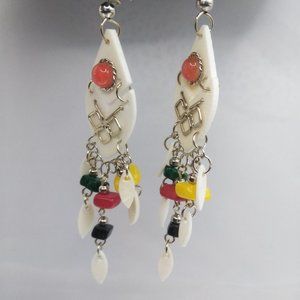 Jewelry | Peruvian Earrings In Alpaca And Natural Stone | Poshmark